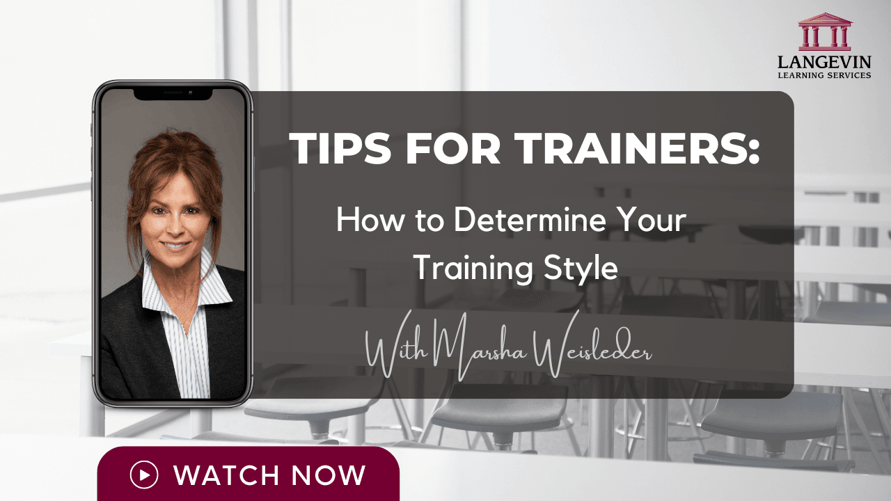 Discover Your Training Style [Video]
